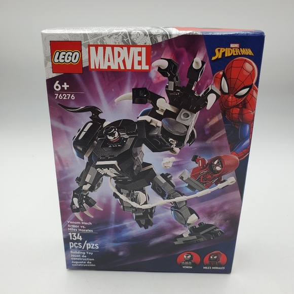 Lego | Toys | Lego Marvel Venom Mech Armor Vs Miles Morales Spiderman New Sealed 34 Pcs 76276 ...
